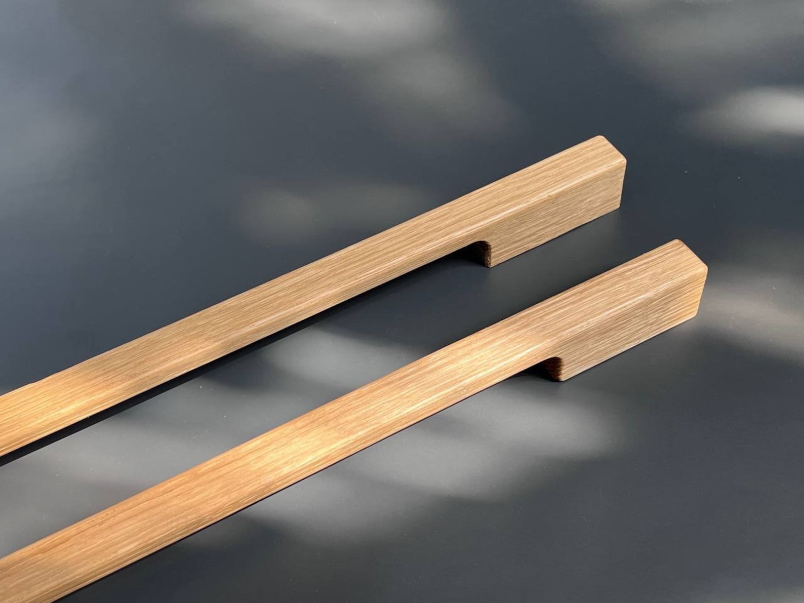 Extra-long Wooden Wardrobe Handles, Large Cabinet Pulls, Wooden Closet ...