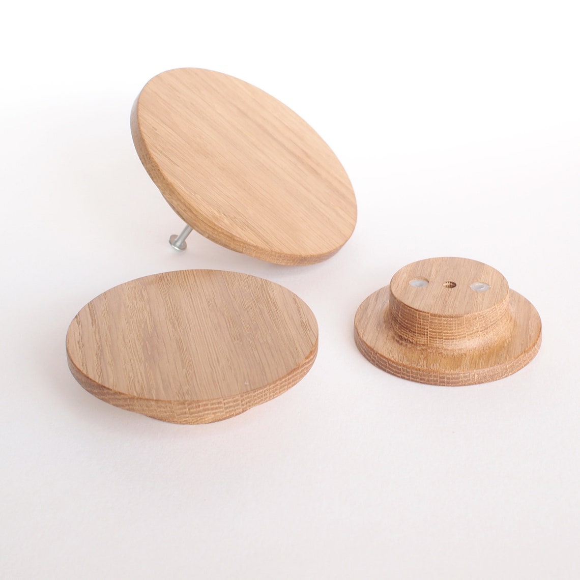 Large Circle Wooden Drawer Pulls Cabinet Pulls Drawer - Etsy