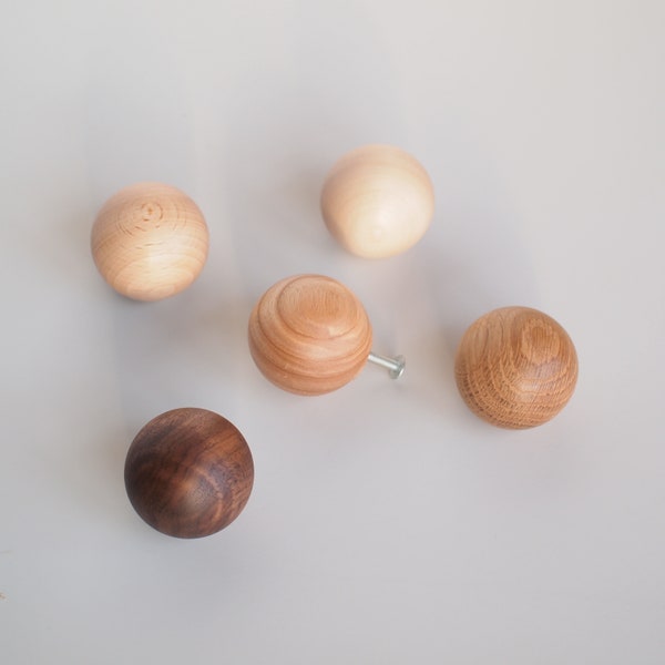 Wooden Knobs - Etsy
