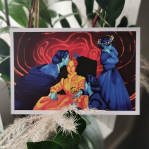 The Reluctant Bride Art Print Original Art Postcard Print Gallery Wall ...