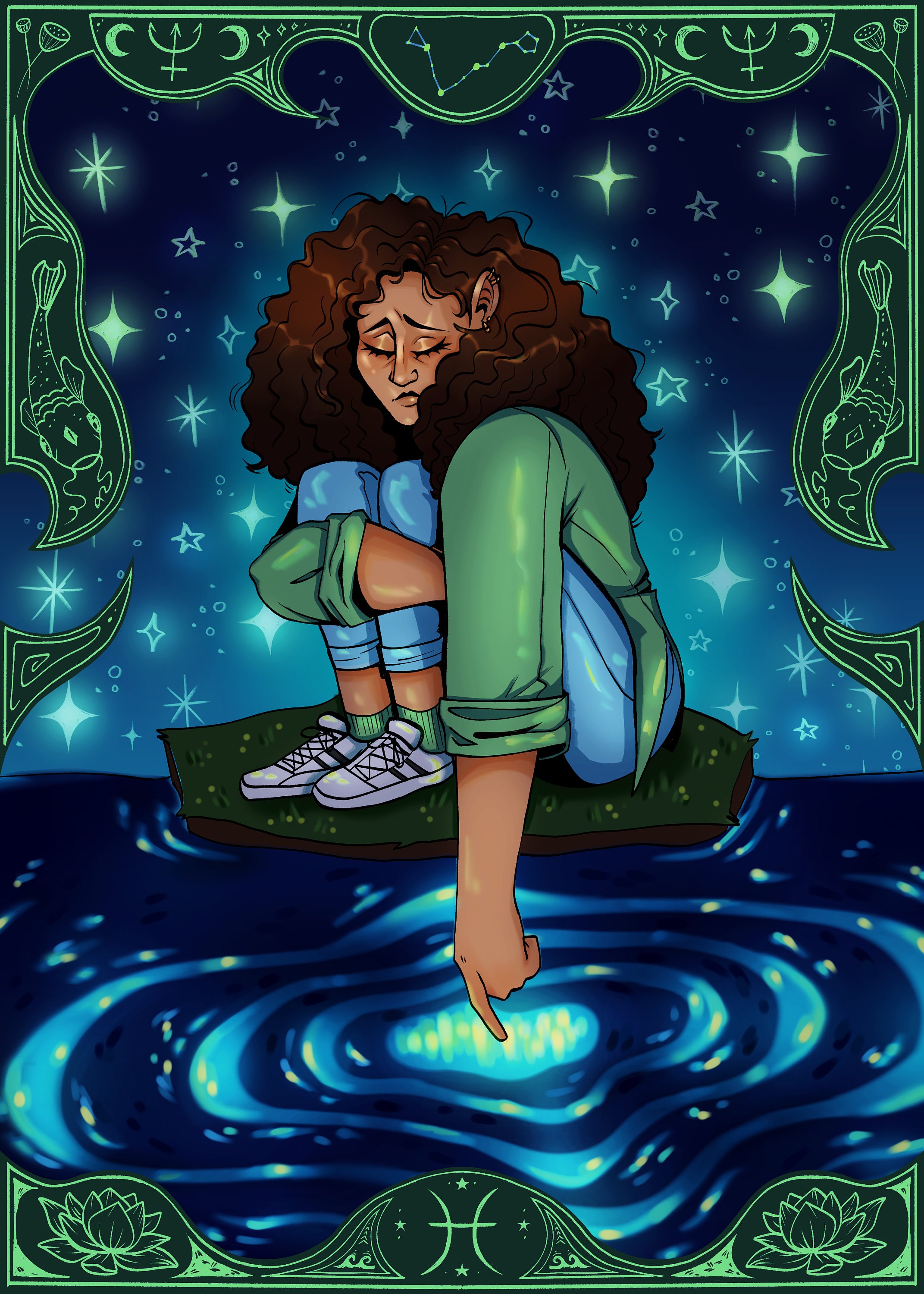 Zodiac Art Postcards/mini Prints 5x7 aries, Leo, Sagittarius, Taurus ...