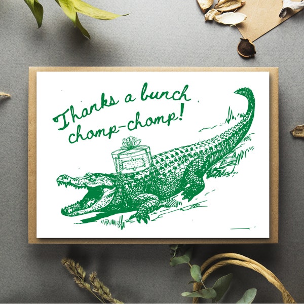 Gator Greeting Cards - Etsy