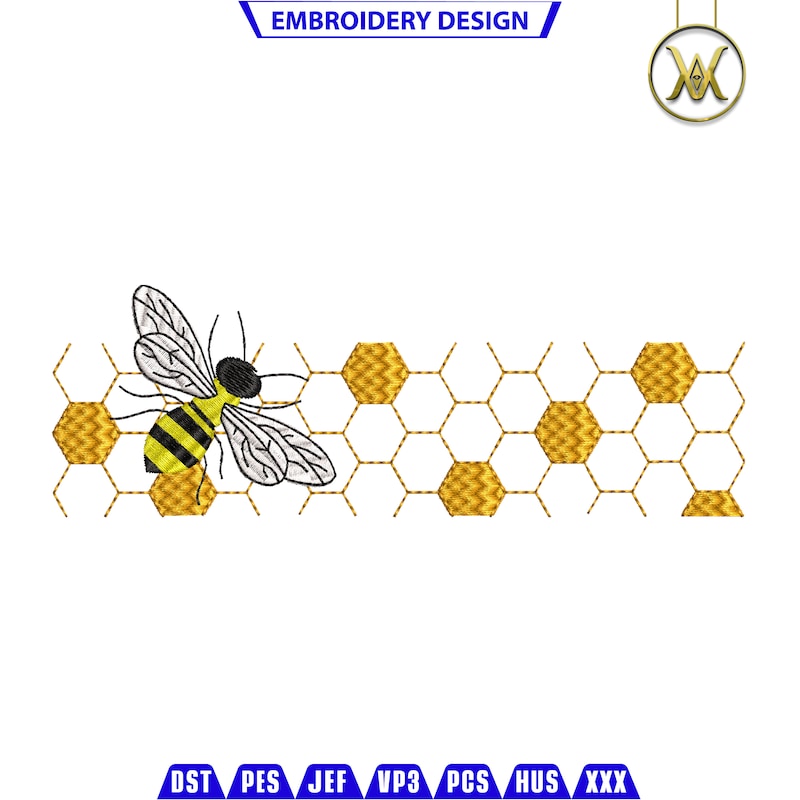 Bee Embroidery - Etsy