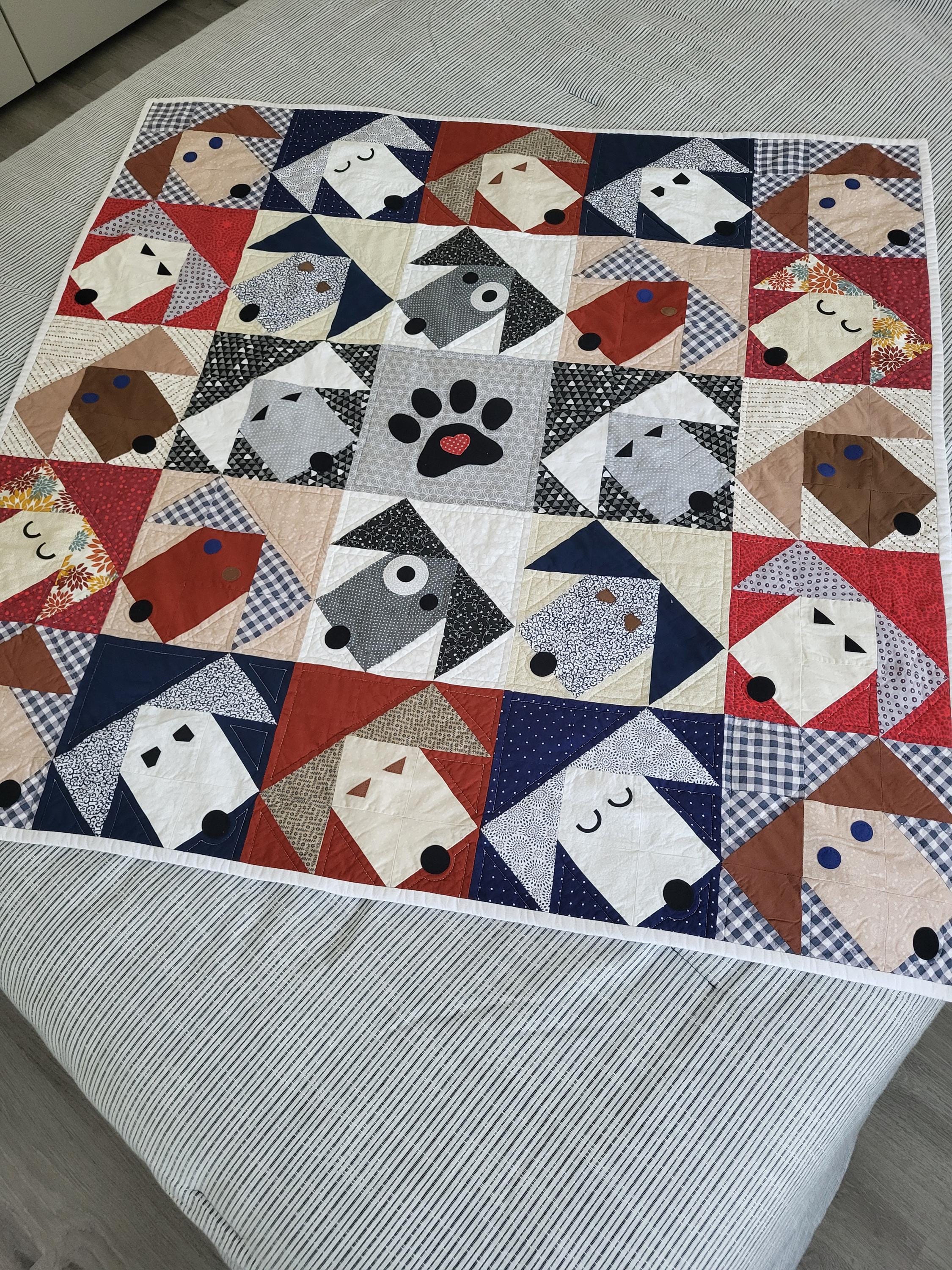 Dog Quilt, Two Dozen Pups Quilt, Kids Quilt, Boy's Quilt, Girl's Quilt ...