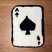 Ace Rug | Ace of Spades Rug | Playing Card Rug | Mini Ace Card Rug ...