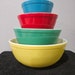 Pyrex Primary Mixing Bowl Set - Etsy