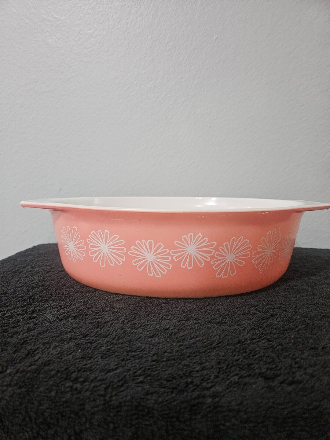 Pyrex Pink Daisy 045 Oval Casserole - Etsy