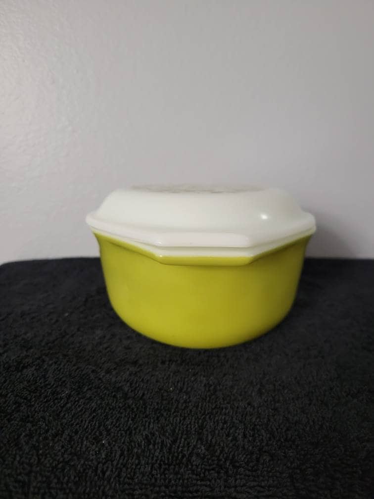 Pyrex Verde 043 Oval Casserole Dish W/ Opal Olive Lid - Etsy