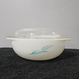 Pyrex Promo 023 Blue Wheat Round Casserole Dish - Etsy