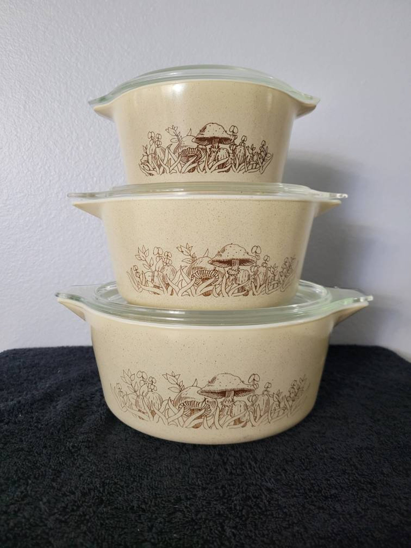 Pyrex Forest Fancies Round Casserole Dish Set - Etsy