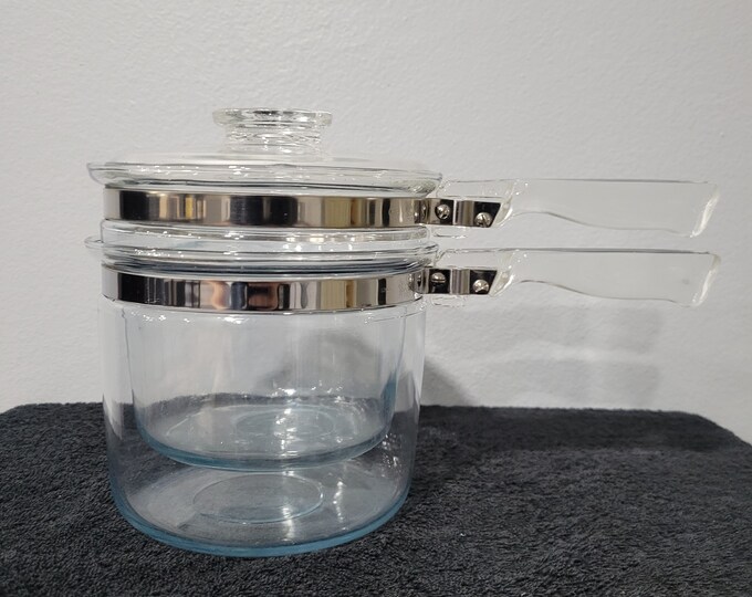 Pyrex Flameware 6283 Double Boiler - Etsy