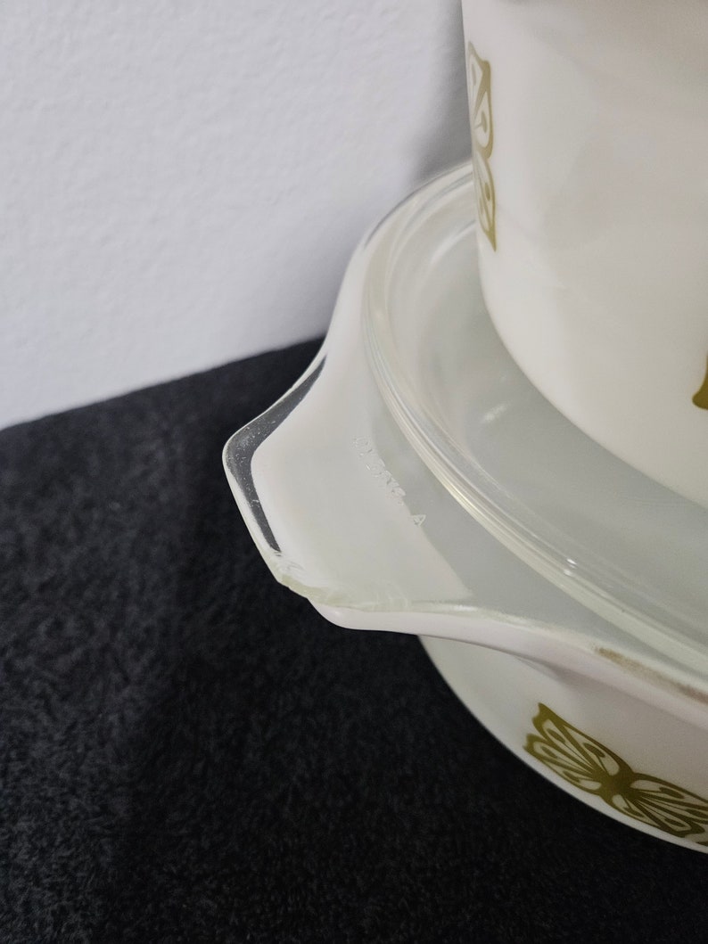 Pyrex Verde Autumn Floral Square Flowers Round Casserole Set - Etsy