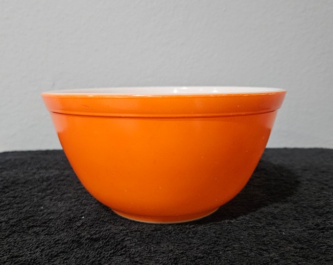 Pyrex Orange 402 Reverse Primary Mixing Bowl - Etsy