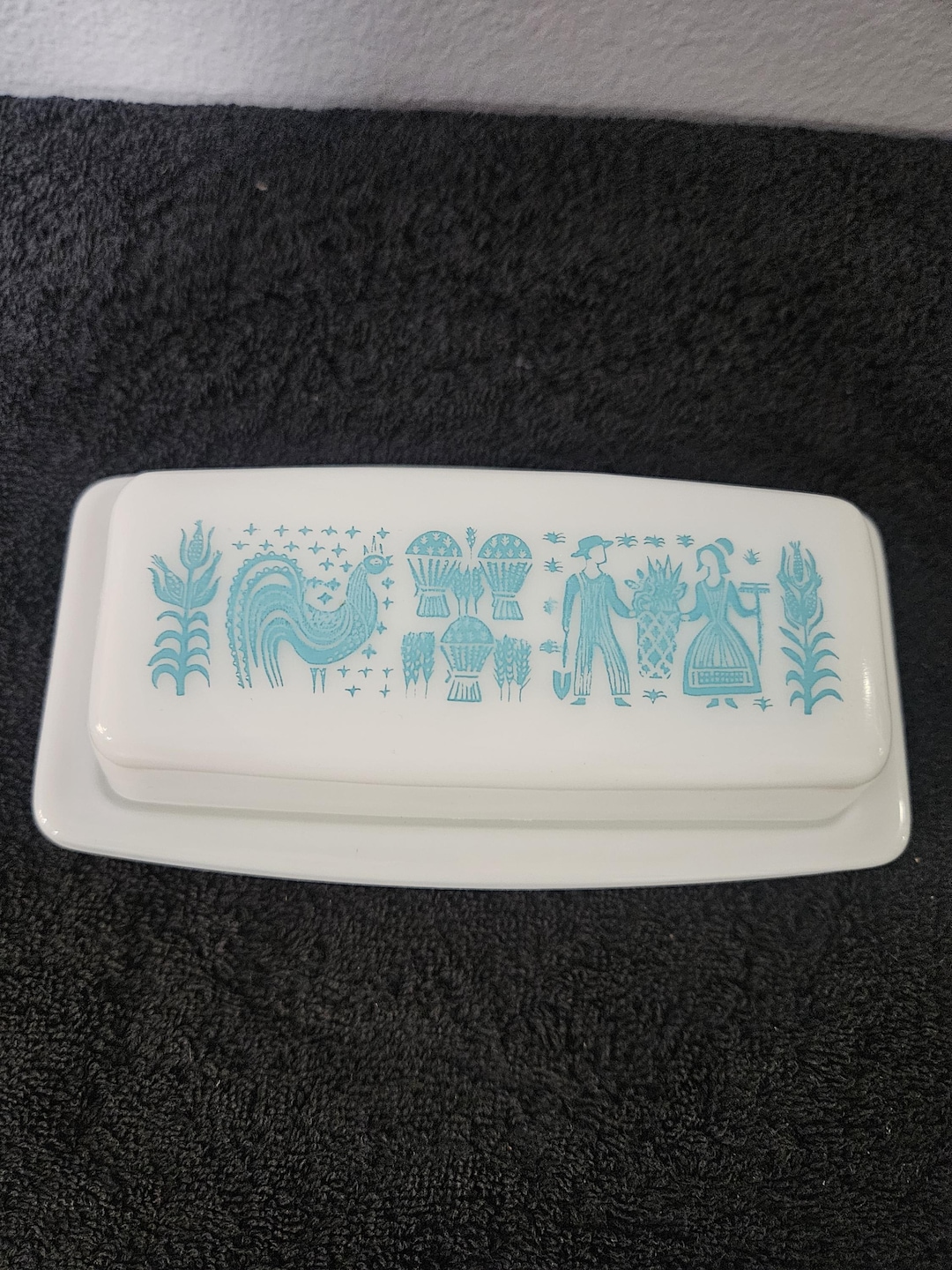 Pyrex 72-B Amish Butterprint Butter Dish - Etsy