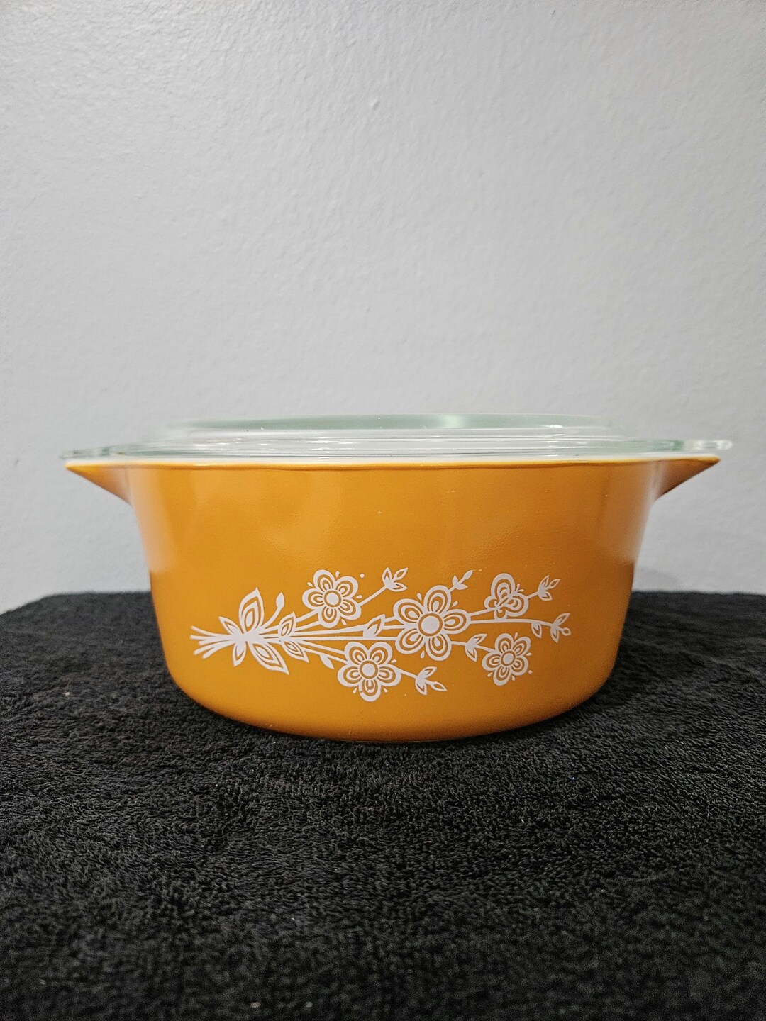 Pyrex Butterfly Gold Redesign 475 Round Casserole Dish - Etsy