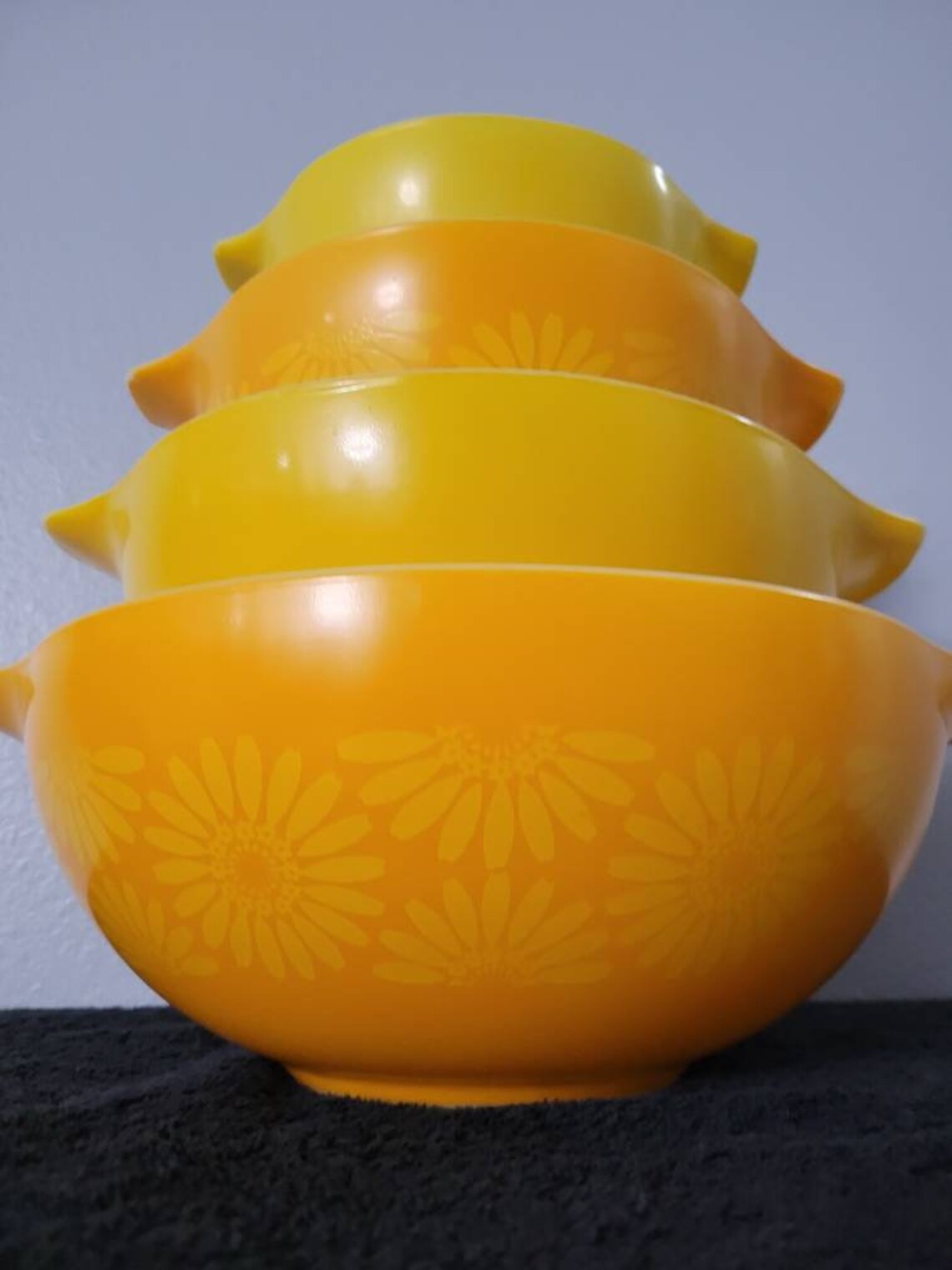 Pyrex Daisy Cinderella Mixing Bowl Set - Etsy