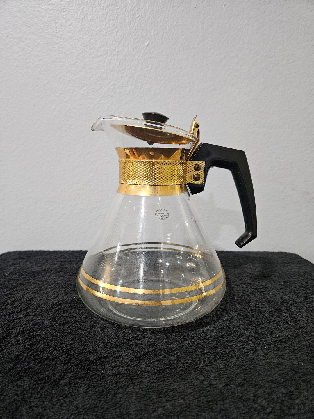 Vintage Pyrex Silex 8 Cup Coffee Carafe Gold MCM - Etsy