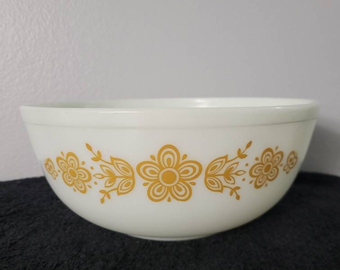 Pyrex 404 Butterfly Gold Mixing Bowl - Etsy