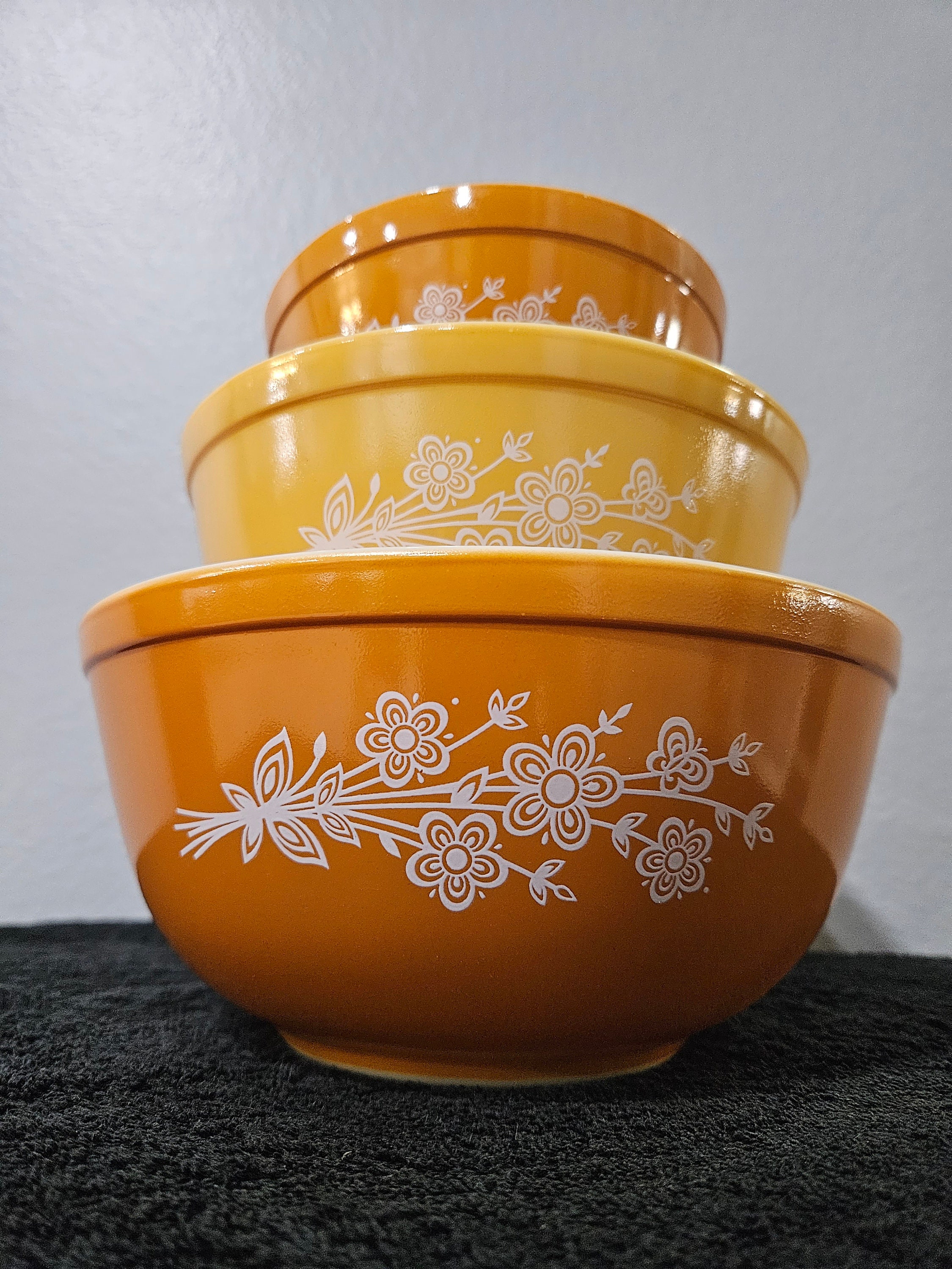 Pyrex Butterfly Gold 2 Redesign Mixing Bowl Set - Etsy