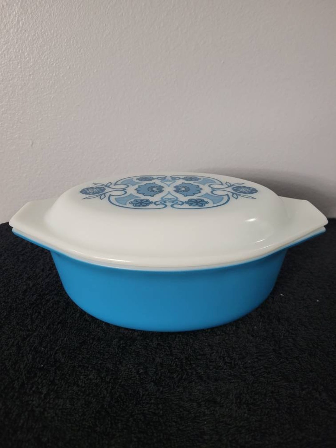 Pyrex Horizon Blue 043 Oval Casserole Dish - Etsy