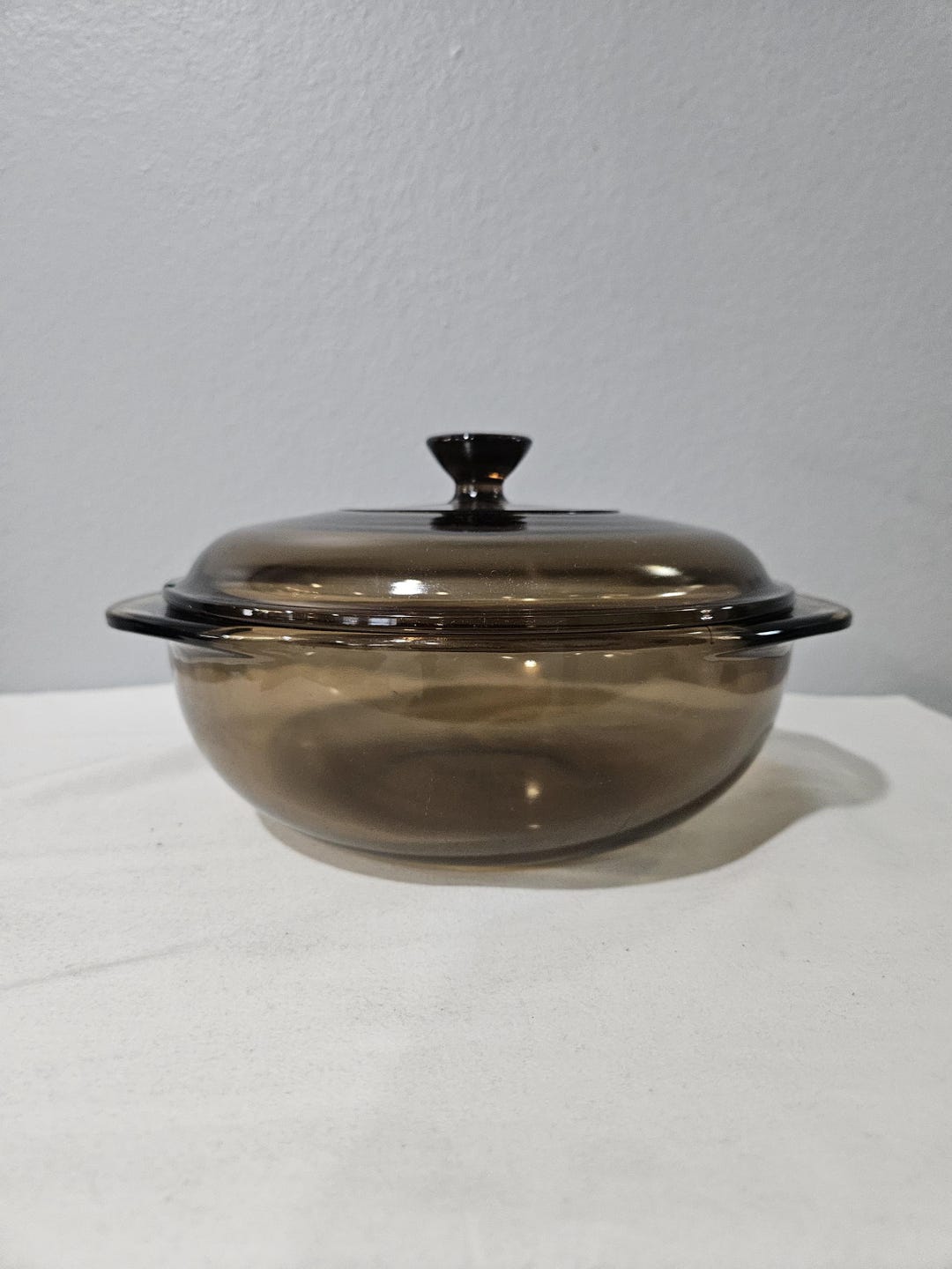 Pyrex Amber 023 Round Casserole Dish - Etsy