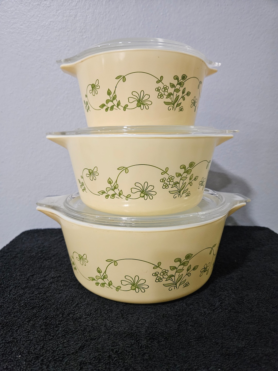 Pyrex Shenandoah Round Casserole Set - Etsy