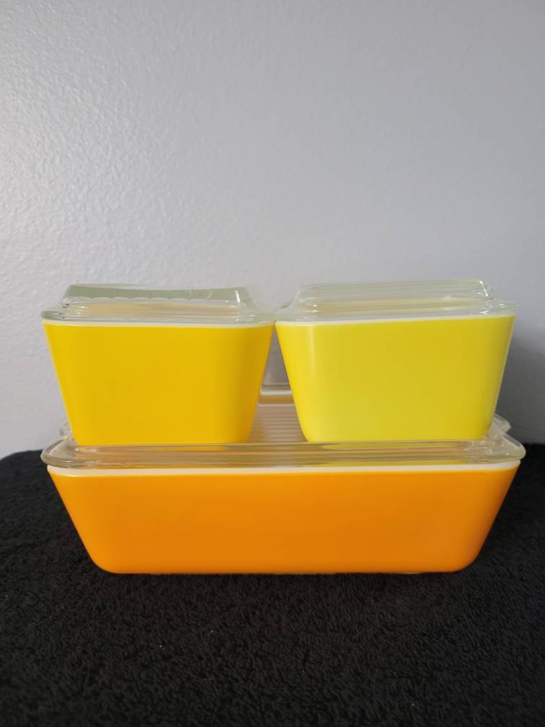 Pyrex Daisy Refrigerator Dish Set Complete - Etsy