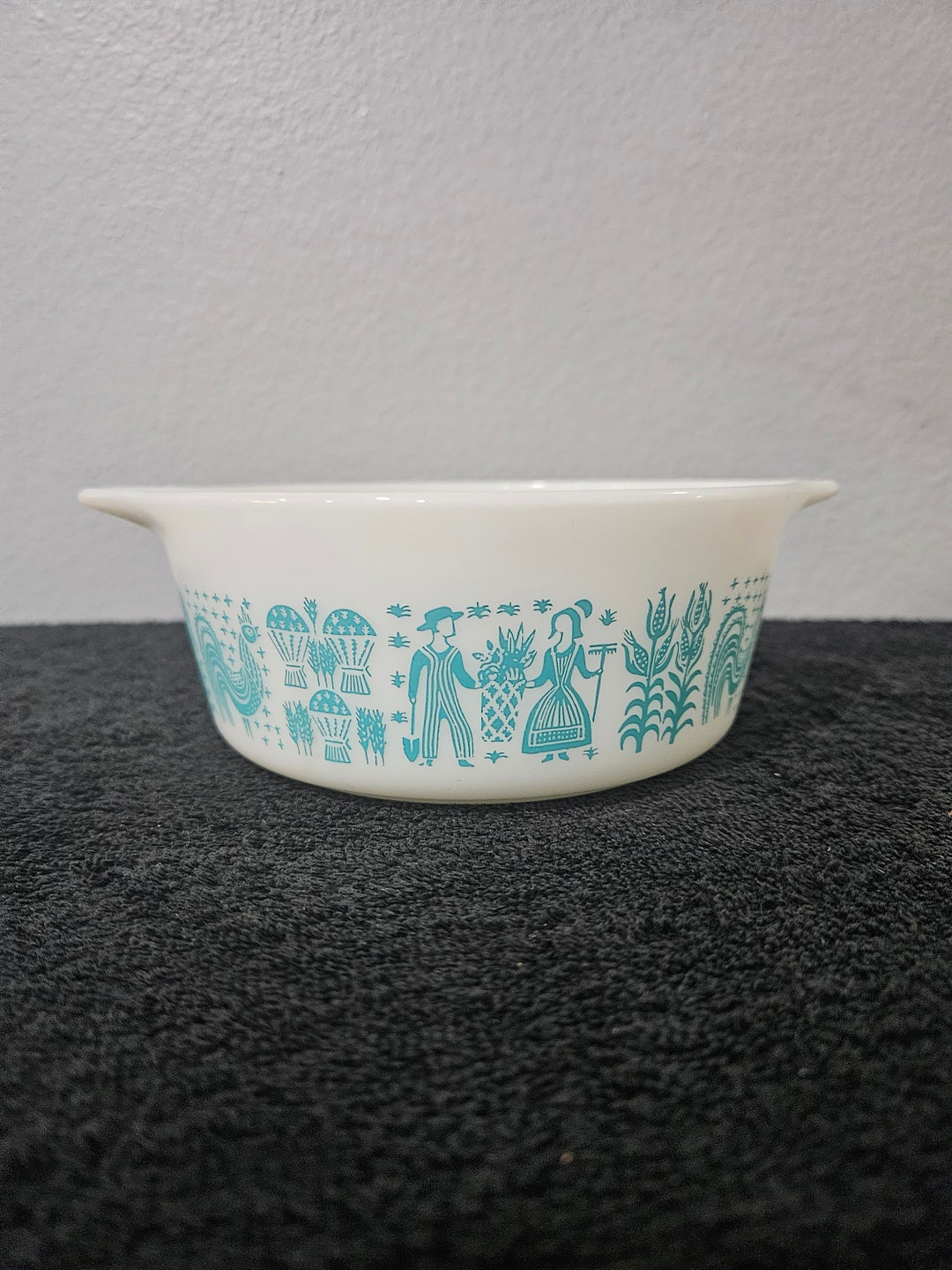 Pyrex Butterprint 472 Round Casserole Dish - Etsy