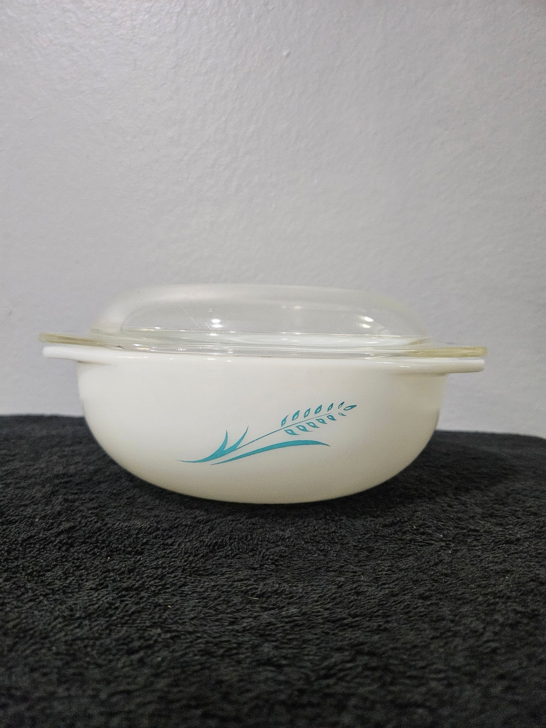 Pyrex Promo 023 Blue Wheat Round Casserole Dish - Etsy