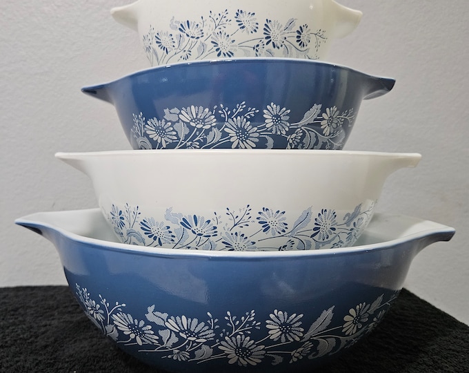 Pyrex Colonial Mist Cinderella Mixing Bowl Set - Etsy