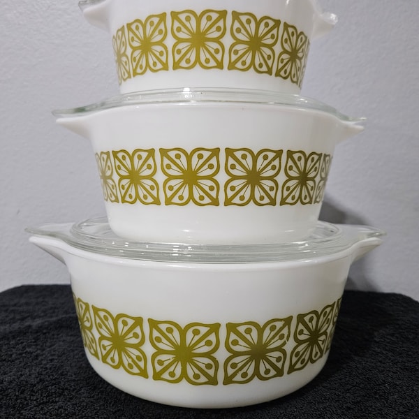 Pyrex Flowers - Etsy