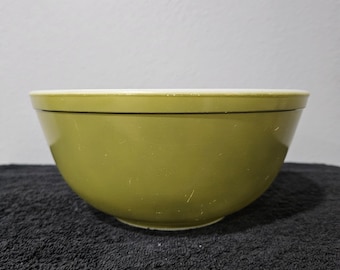 Vintage 1967-1972 Pyrex 403 Verde Olive Nesting Mixing Bowl Avocado ...