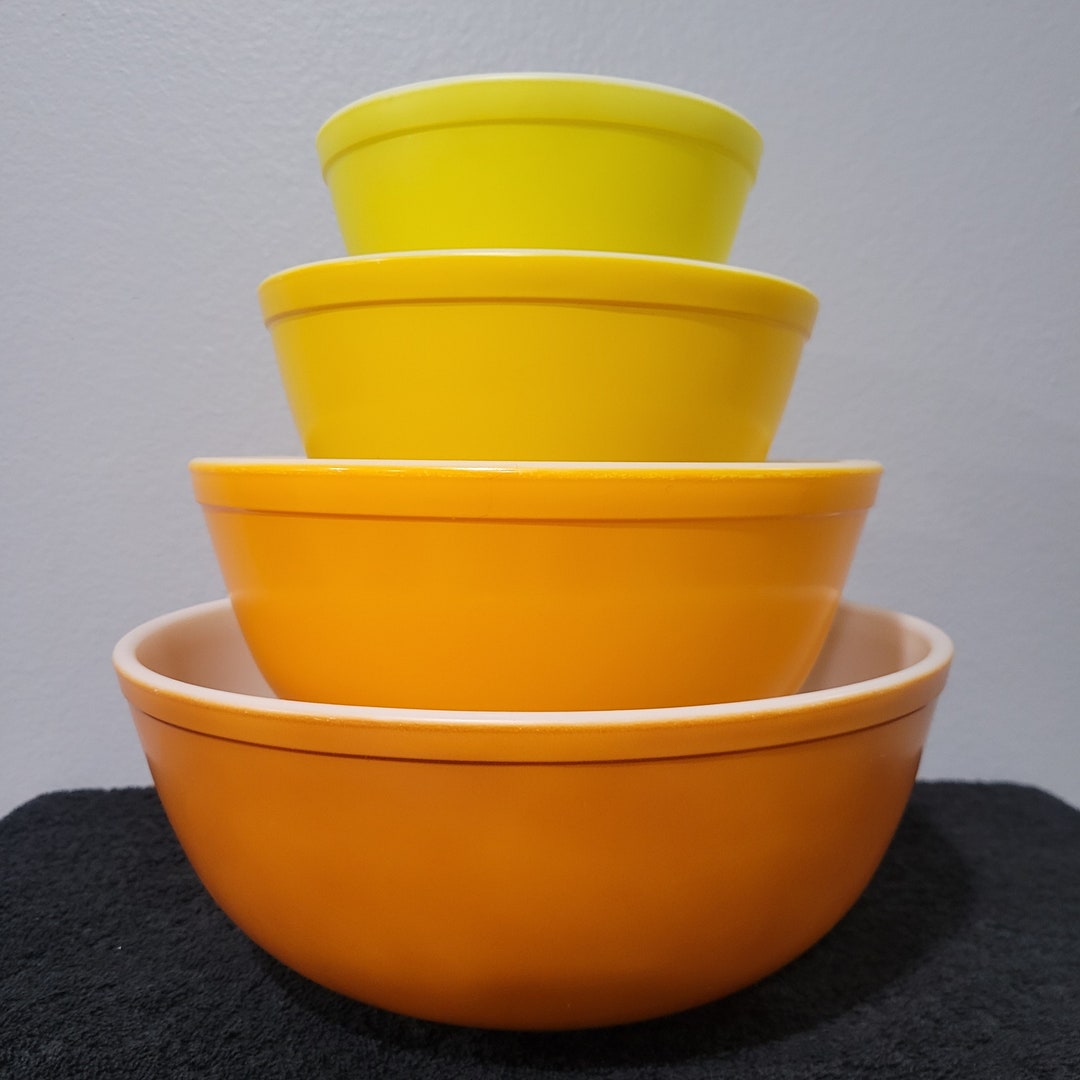 Pyrex Daisy Mixing Bowl Set - Etsy