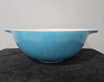 Vintage Pyrex Bowl W/handles 443 2-1 "horizon Blue" - 2.50 ...