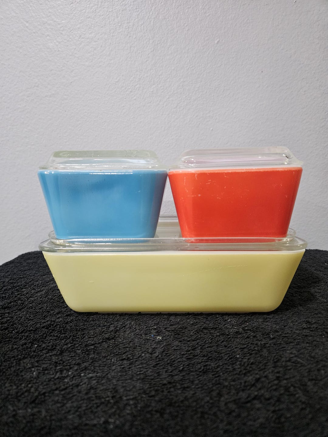 Pyrex Primary Refrigerator Dish Set Complete - Etsy