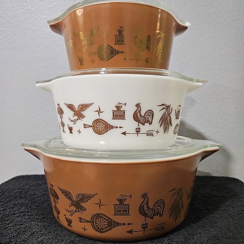 Pyrex Early American - Etsy