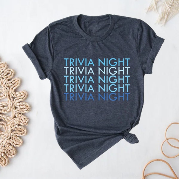 Trivia Night Tee - Etsy