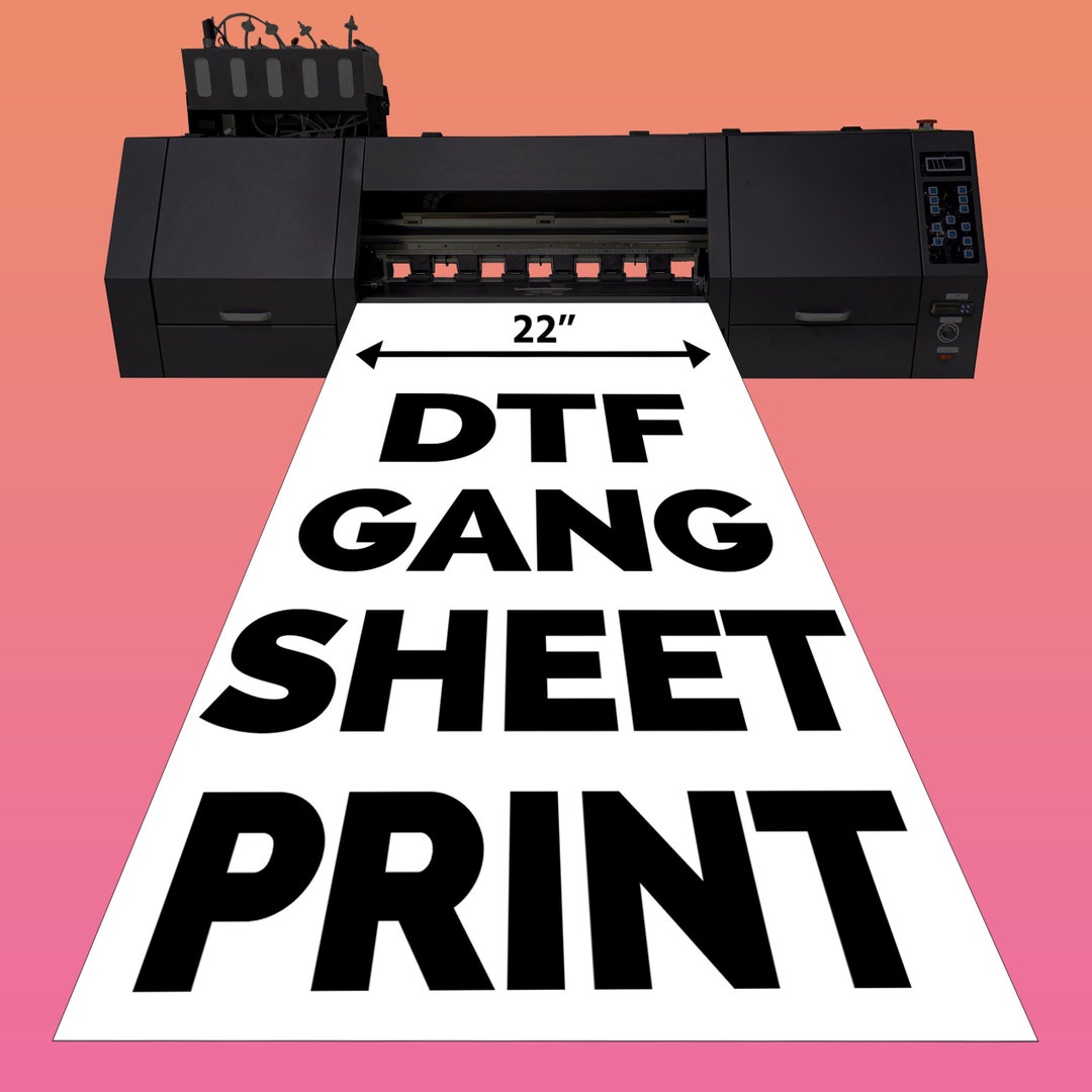 Custom DTF Gang Sheet, DTF Transfers, Direct to Film Transfer ...