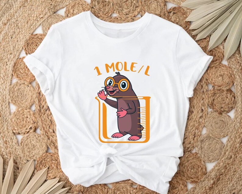 1 Mole / L Shirt Happy Mole Day Funny Shirt 1 Mole per L - Etsy