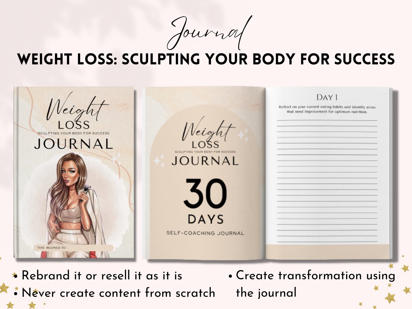 30-day Weight Loss Journal: Track Your Progress & Achieve Your Goals ...