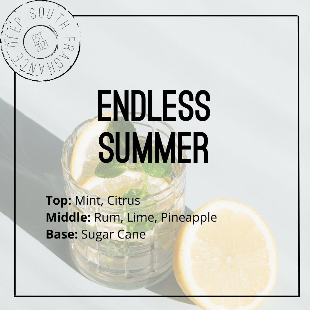 Endless Summer Fragrance Oil Deep South Fragrance Phthalate Free Candle ...