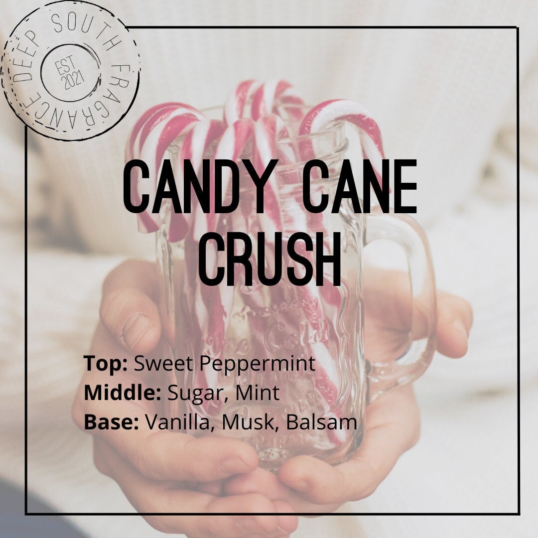 Candy Cane Crush Fragrance Oil Deep South Fragrance Phthalate Free ...