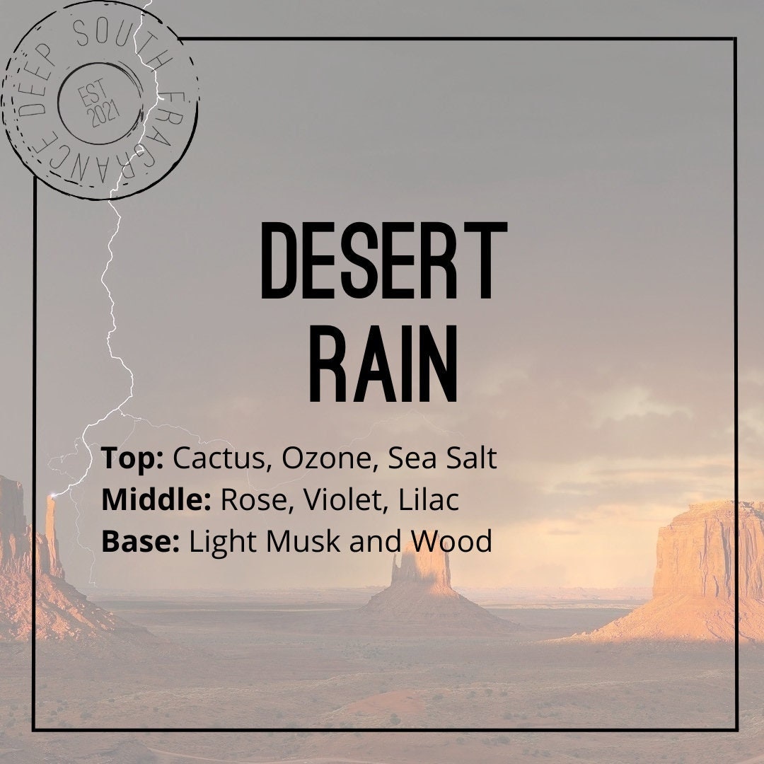 Desert Rain Fragrance Oil | Deep South Fragrance | Earthy Scents ...