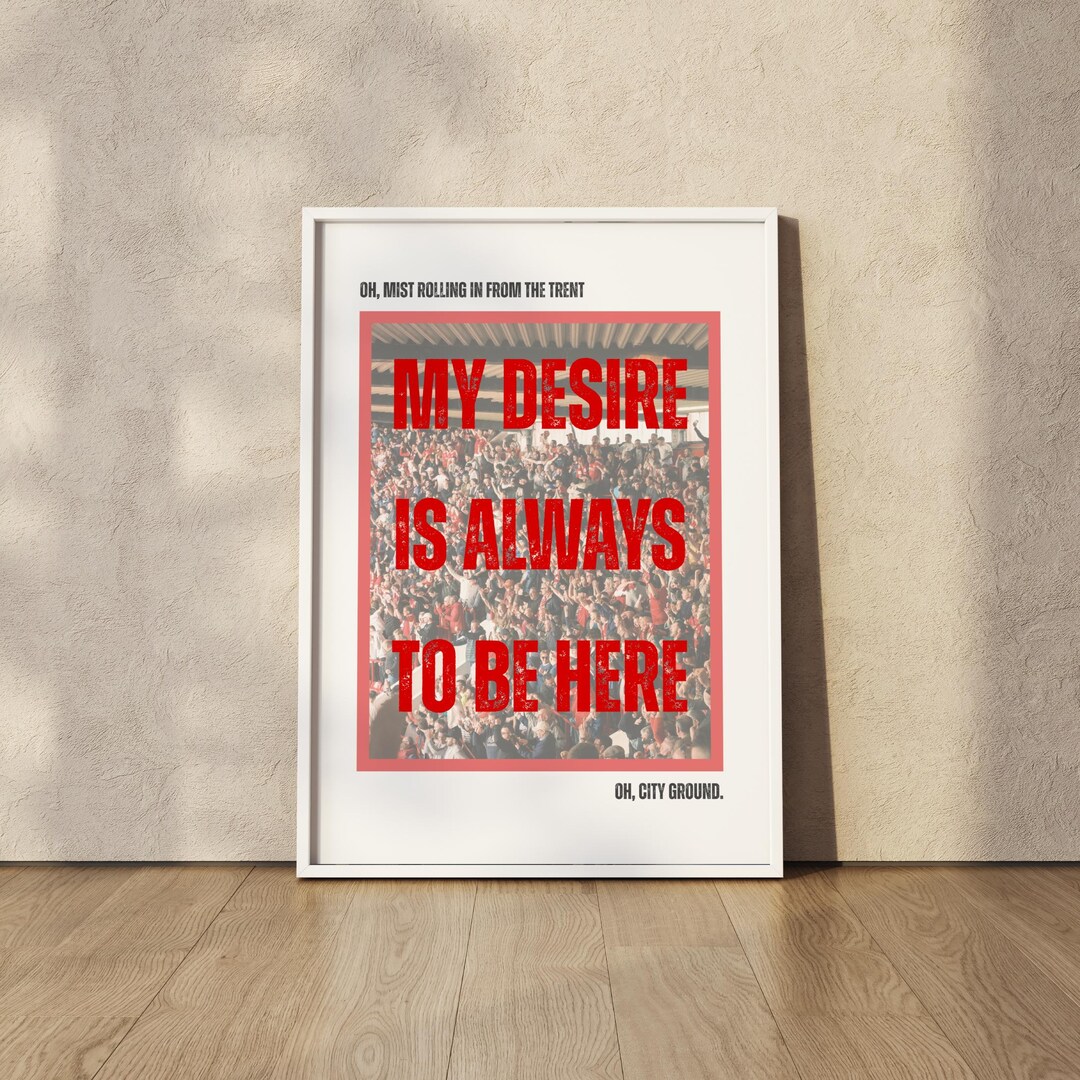 NFFC Wall Art | Nottingham Forest Print | City Ground Photo | Football ...