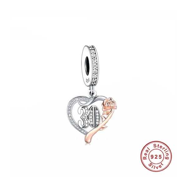 Pandora Charms 30th Birthday - Etsy