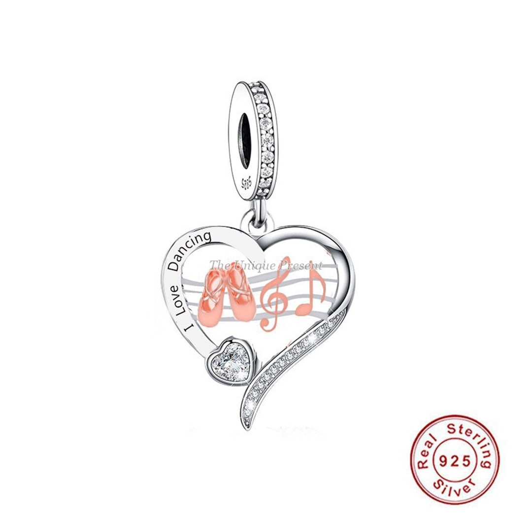 Pandora Fitting Music Dancer Charm 925 Silver Note Pendant Ballet ...