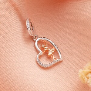 Pandora Fitting Ballerina Charm 925 Silver Ballet Girl Dancer Dangle ...