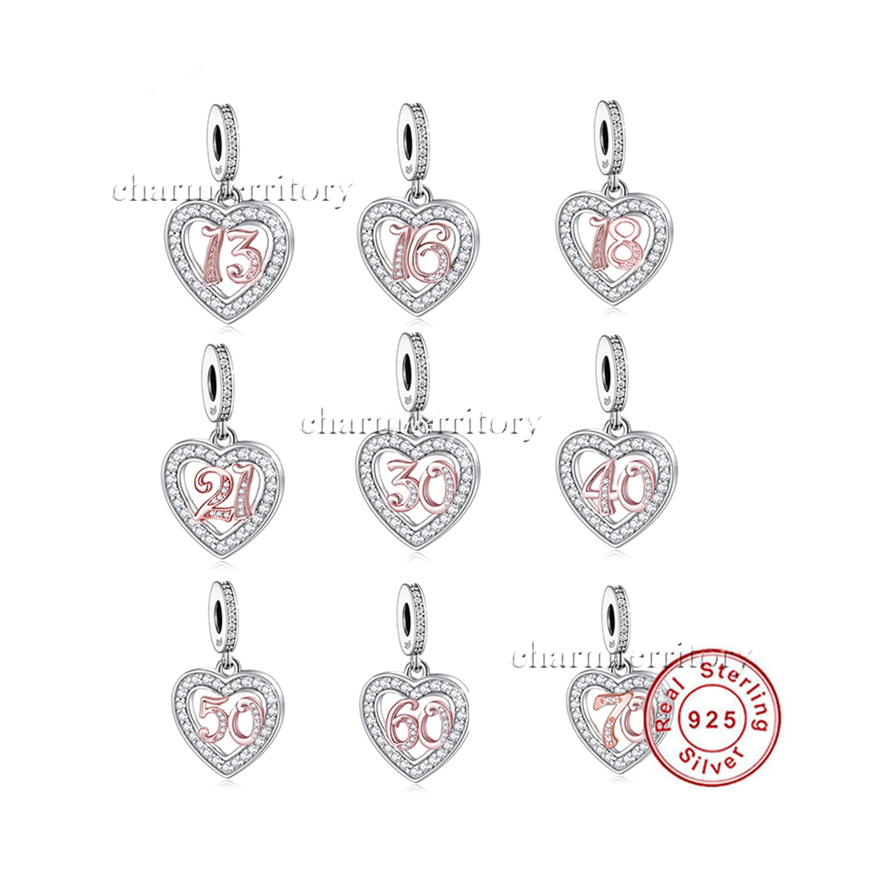 Pandora Fitting 13th Years Charm Birthday Girl Gift S925 - Etsy