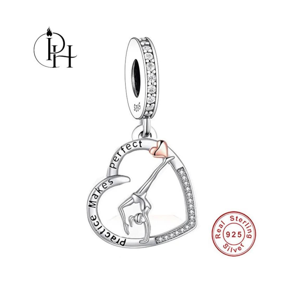Pandora Fitting Gymnast Charm 925 Silver Ballet Sport Olympic Dangle ...