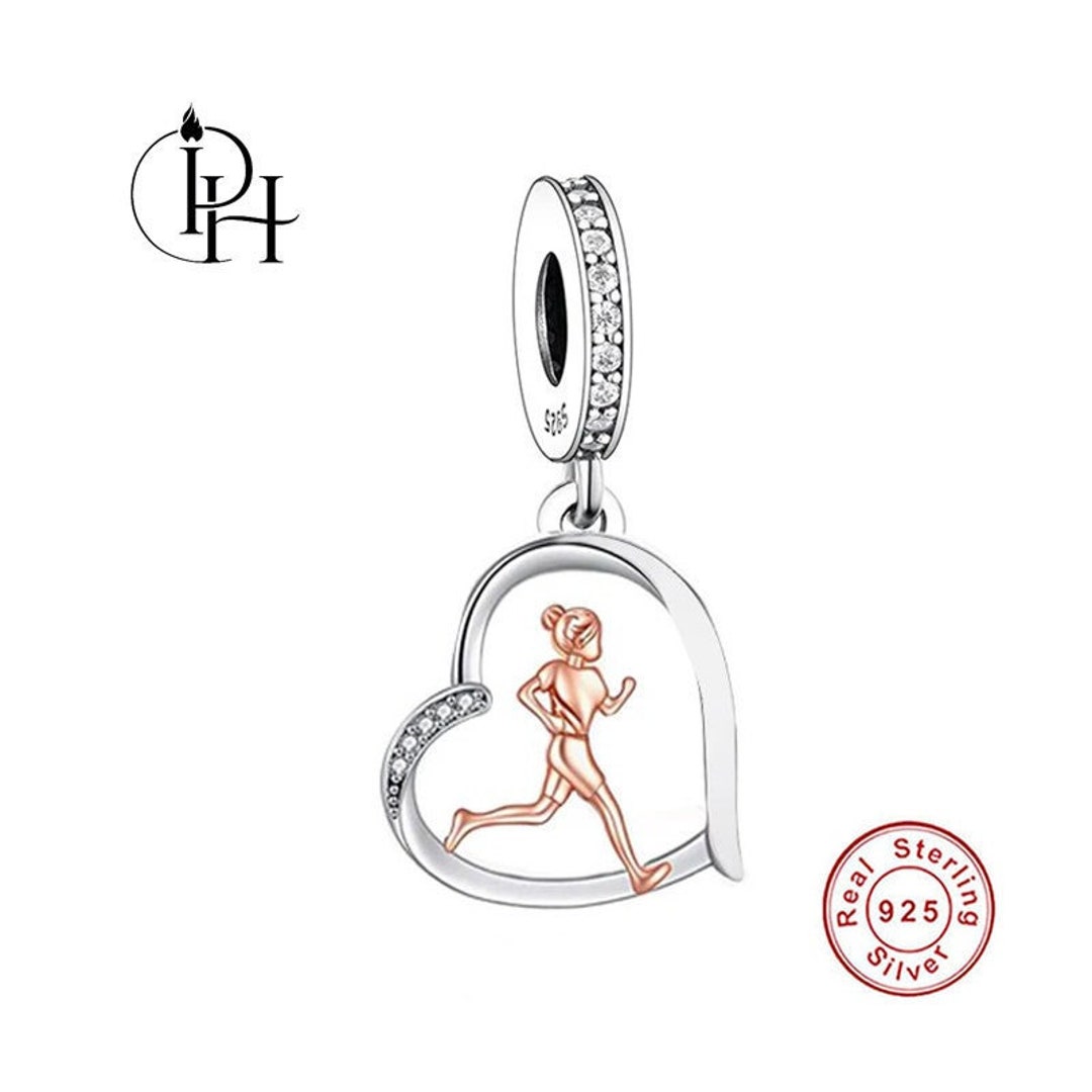 Pandora Fitting Running Sport Gym Charm Exercise Dangle Genuine 925 ...